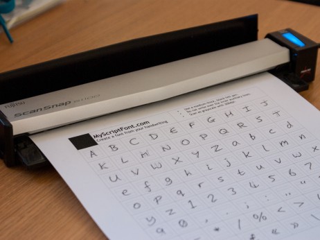 How to convert your handwriting into a font