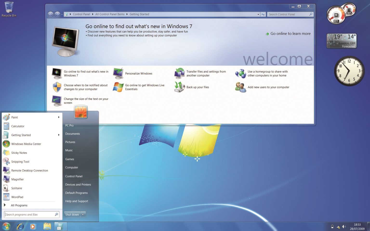 Upgrade from Vista to Windows 7
