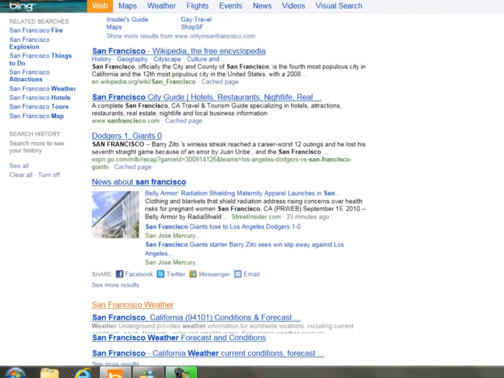 IE9 brings "beautiful" refresh for Bing