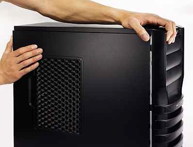 How to put a PC case back together