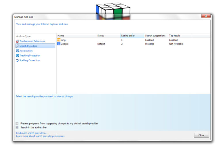 How to change search engine in Internet Explorer: make Google your ...