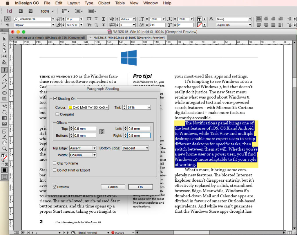 Adobe InDesign CC 2015 review