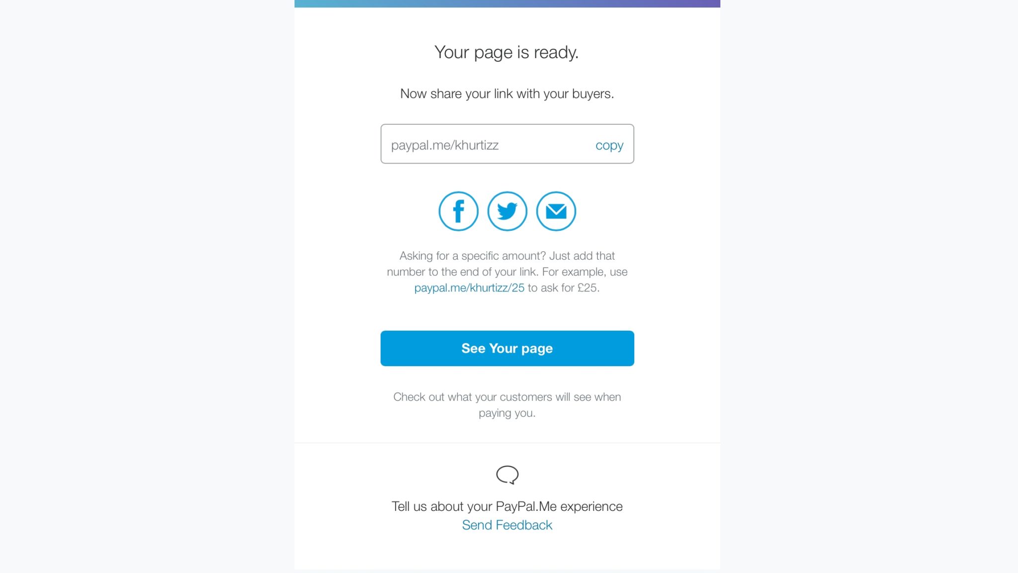 How to use PayPal.me