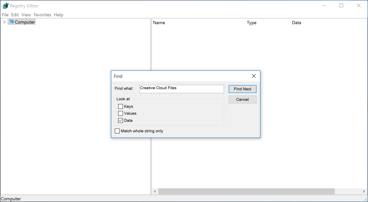 Tip - Remove Creative Cloud Files from File Explorer Sidebar