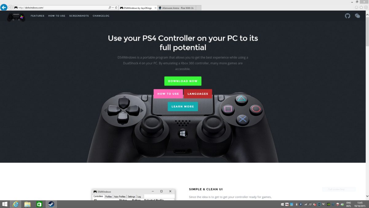 How to use a PS4 DualShock controller with a PC