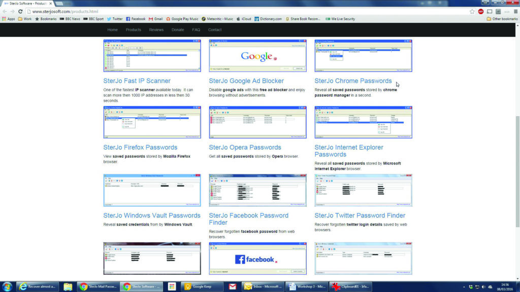 Recover all your forgotten passwords