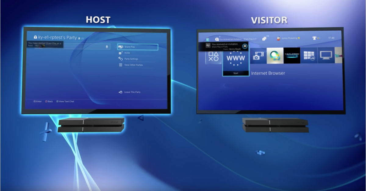 How to use Share Play on a PS4