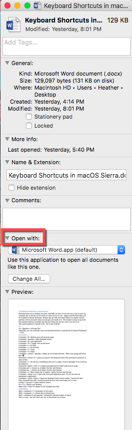 How to Set Default Programs / Applications in macOS
