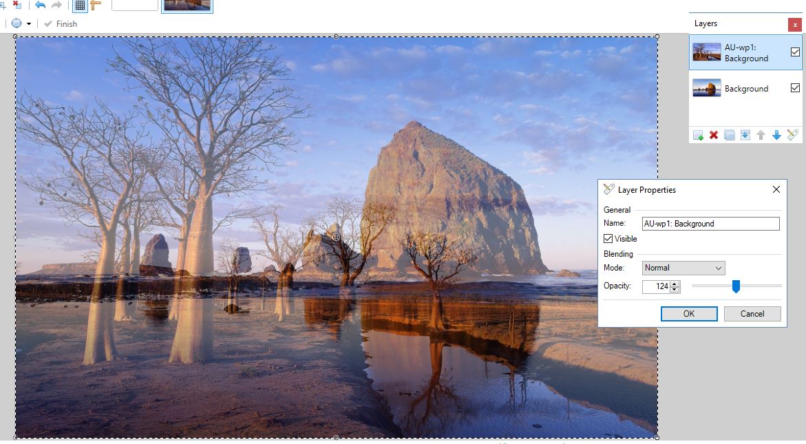How to Blend Images in Paint.NET