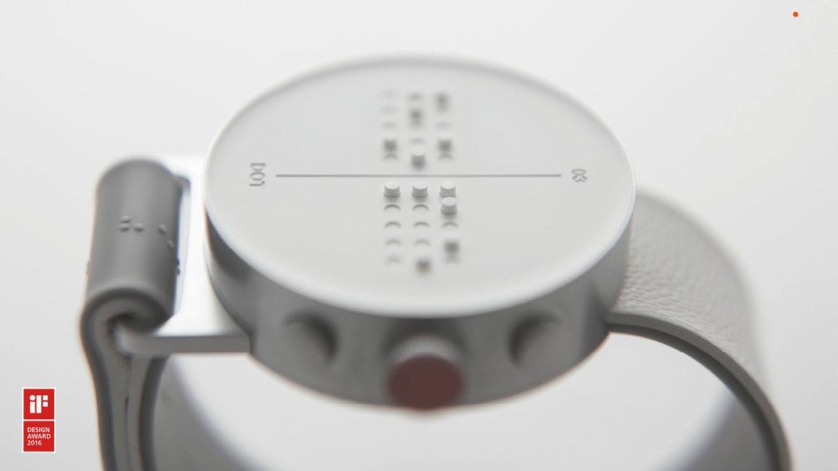 The world’s first braille smartwatch is on its way to buyers