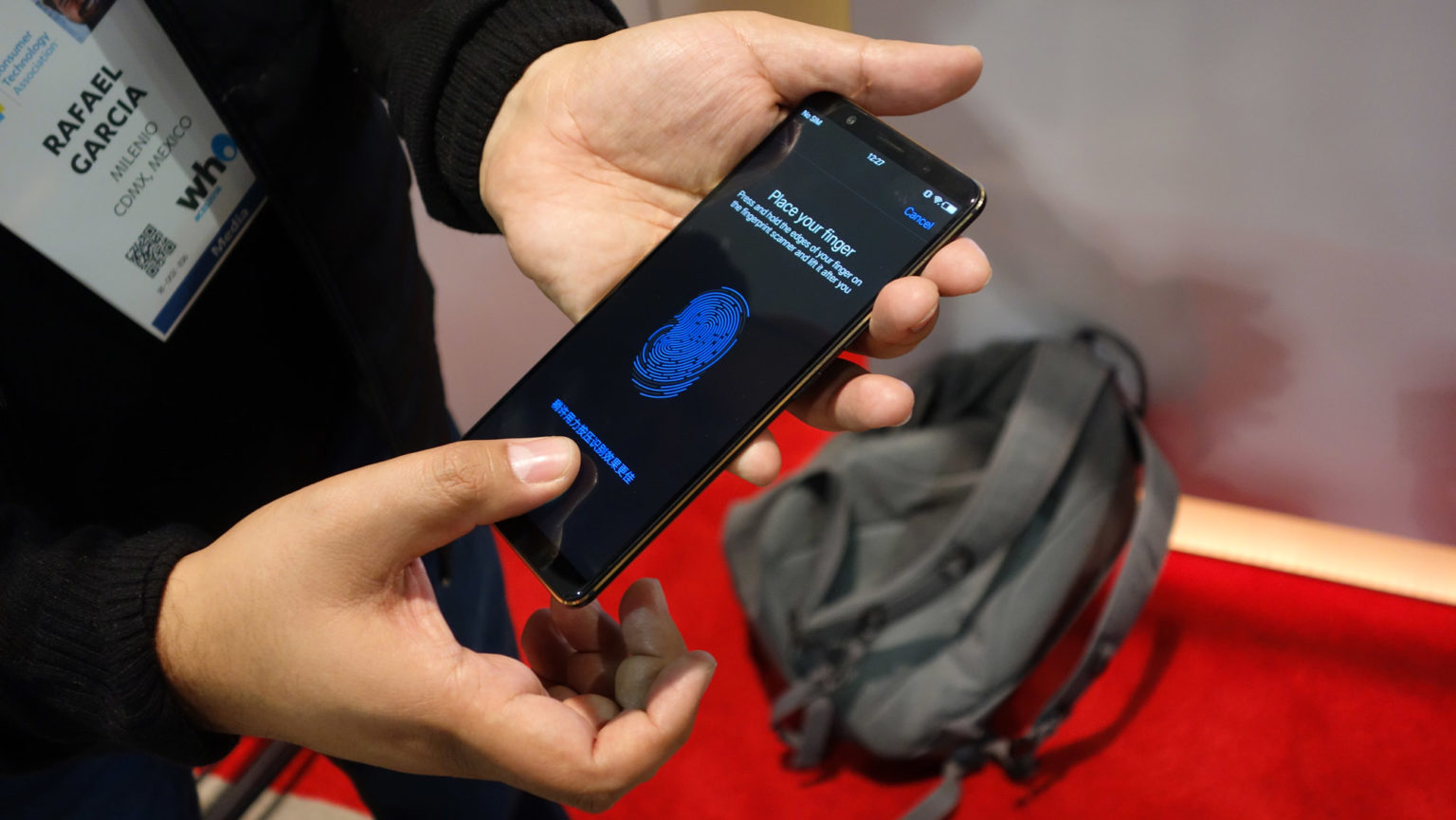 Smartphones of the future could have fingerprint scanners built into ...