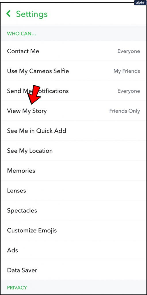 How To Hide Your Snapchat Story
