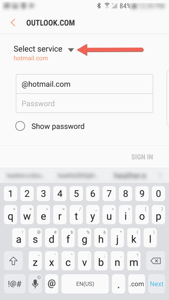 How To Setup Hotmail on Android
