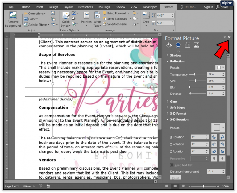 How To Put an Image Behind Text – Microsoft Word