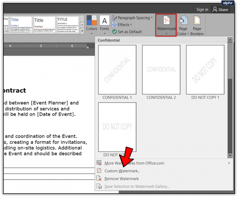 How To Put an Image Behind Text – Microsoft Word