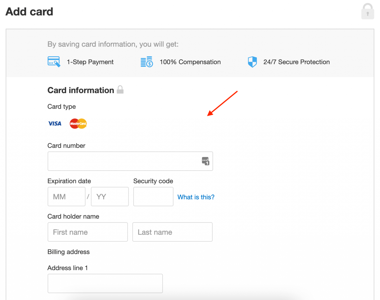 How to Add or Remove or Change a Card on AliExpress