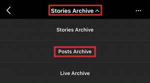How To Archive or Unarchive Instagram Posts