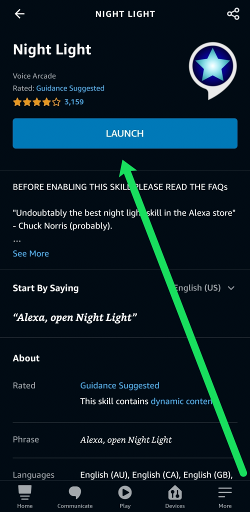 How To Use the Amazon Echo as a Night Light