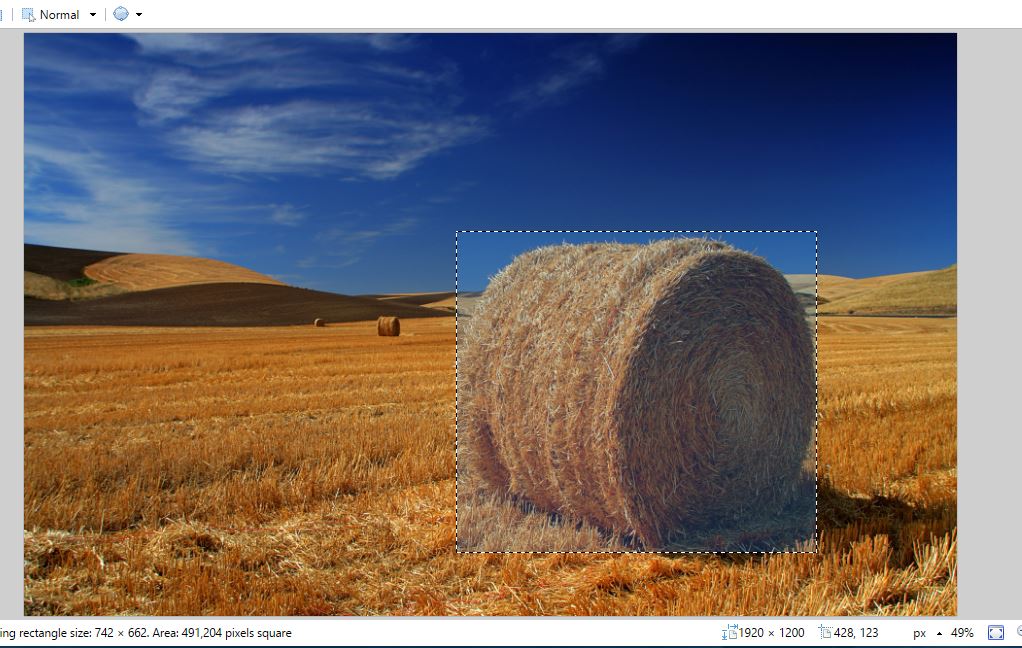 How to Rotate Selection in Paint.NET