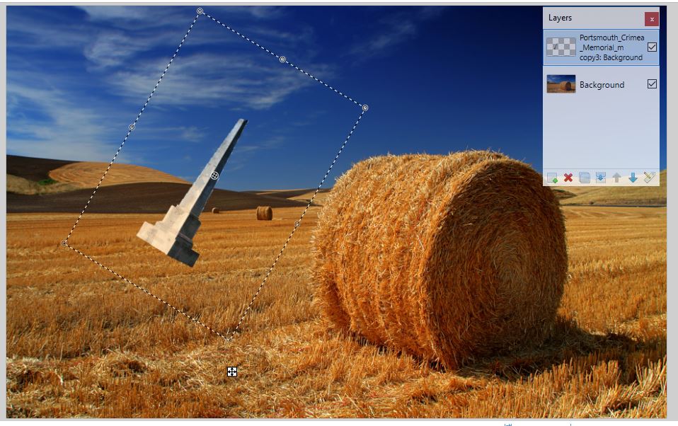 How to Rotate Selection in Paint.NET