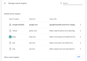 How to add Google's I'm Feeling Lucky Option to Your Chrome Search Engines