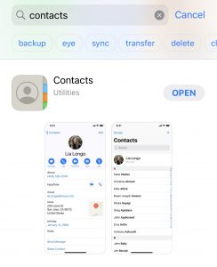 What To Do If iPhone Contacts App Icon Missing
