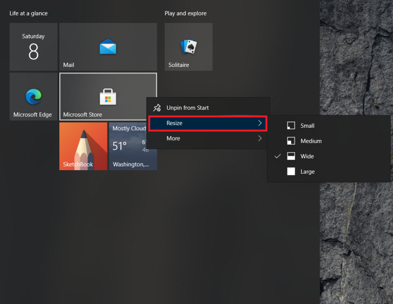 How to Move, Resize, Add, and Remove Tiles in Windows 10