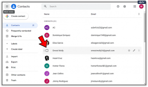 How To Delete All Google Gmail Contacts