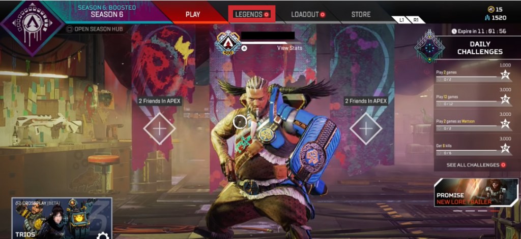 How To Check Wins and Stats in Apex Legends