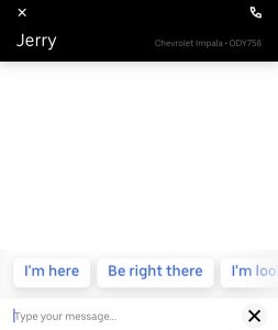 How To Send a Message on the Uber App