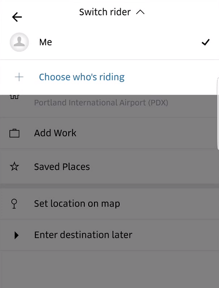 How to Order an Uber for Someone Else