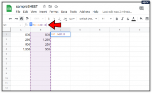 How To Apply Formulas to Entire Columns in Google Sheets