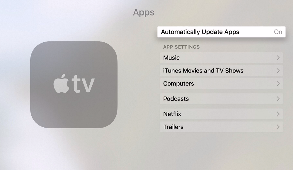 How To Update Apps on the Apple TV