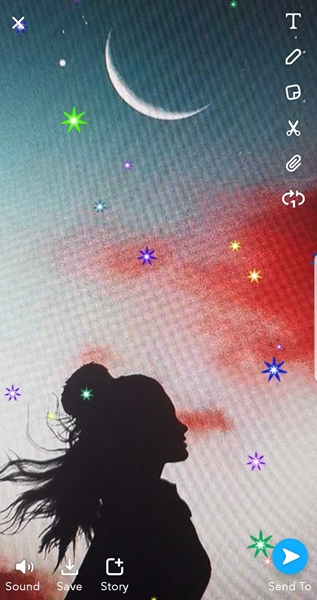 What Is the Moon Icon in the Snapchat App