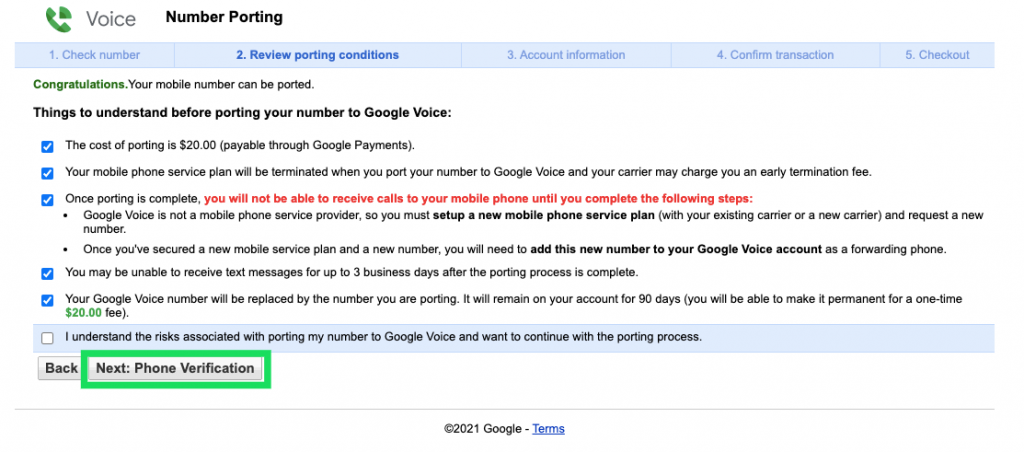 How To Change your Google Voice Number