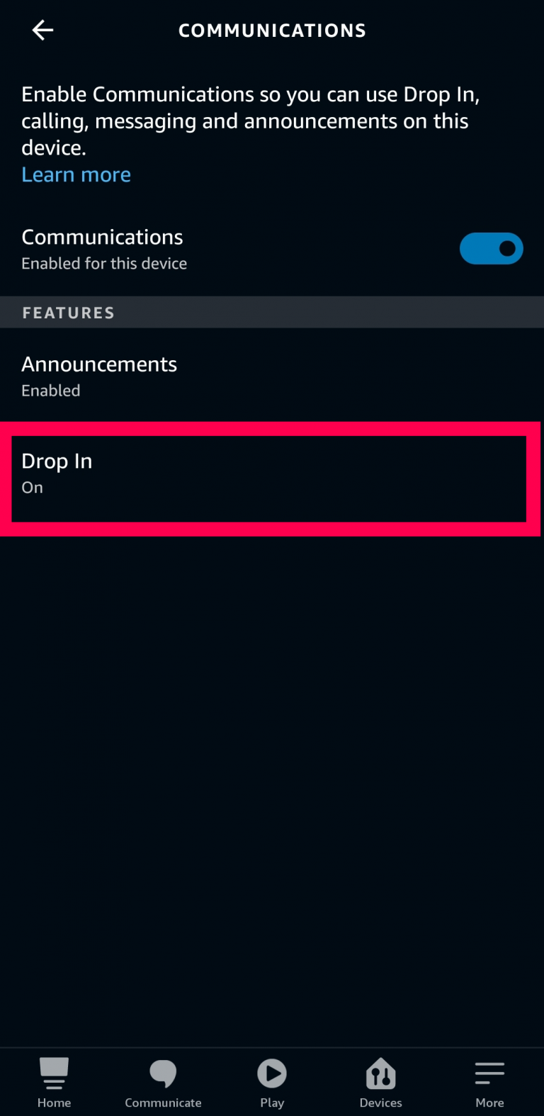 How To Disable or Turn Off Drop-In on Alexa