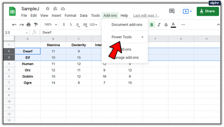How To Swap Two Rows in Google Sheets