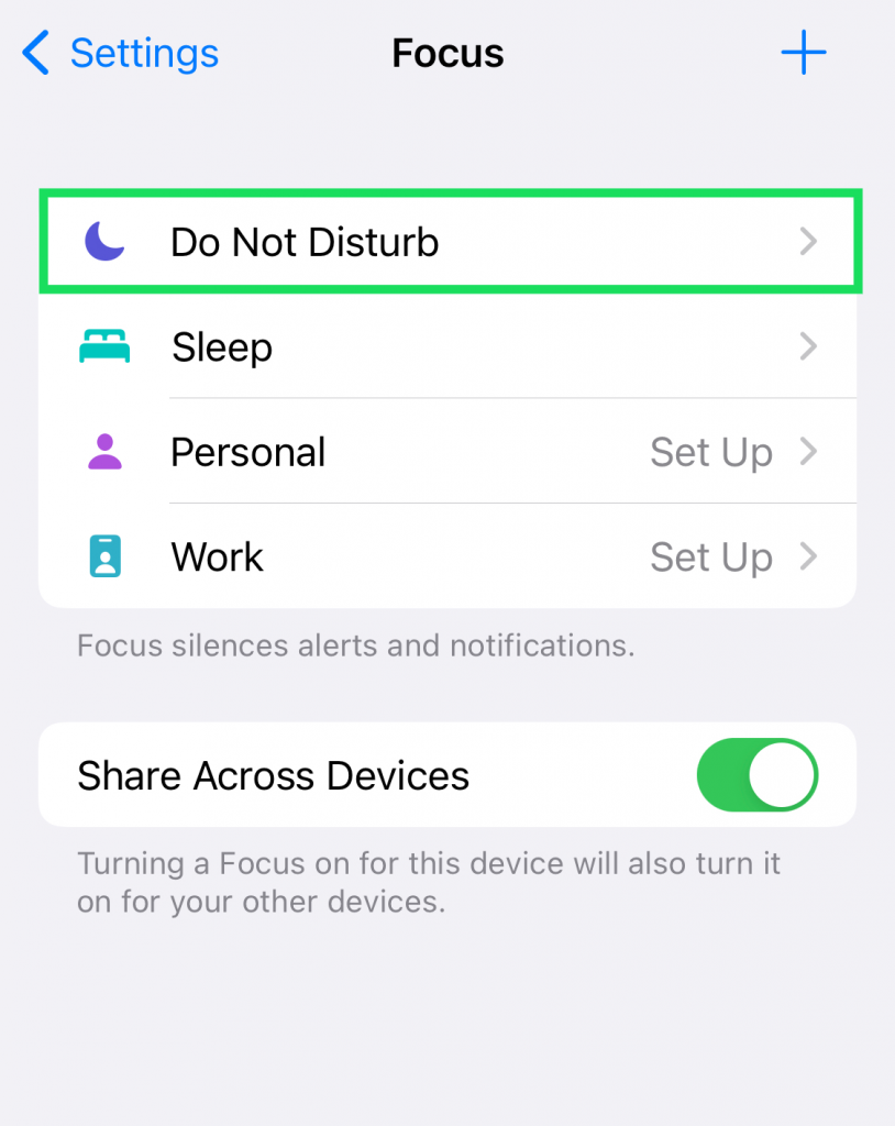 How to Disable Do Not Disturb on the iPhone