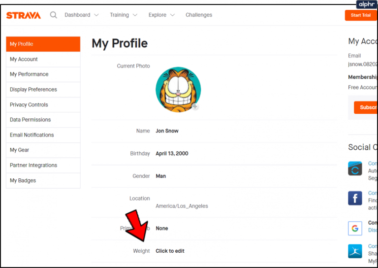 How To Change your Profile Pic in Strava
