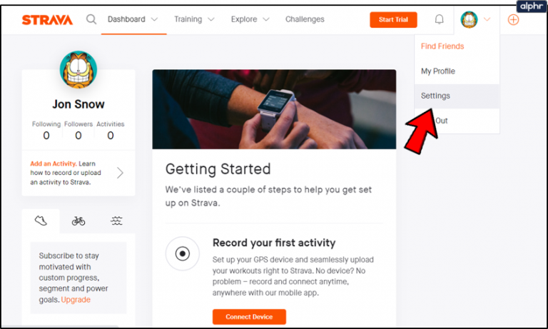How To Change your Profile Pic in Strava