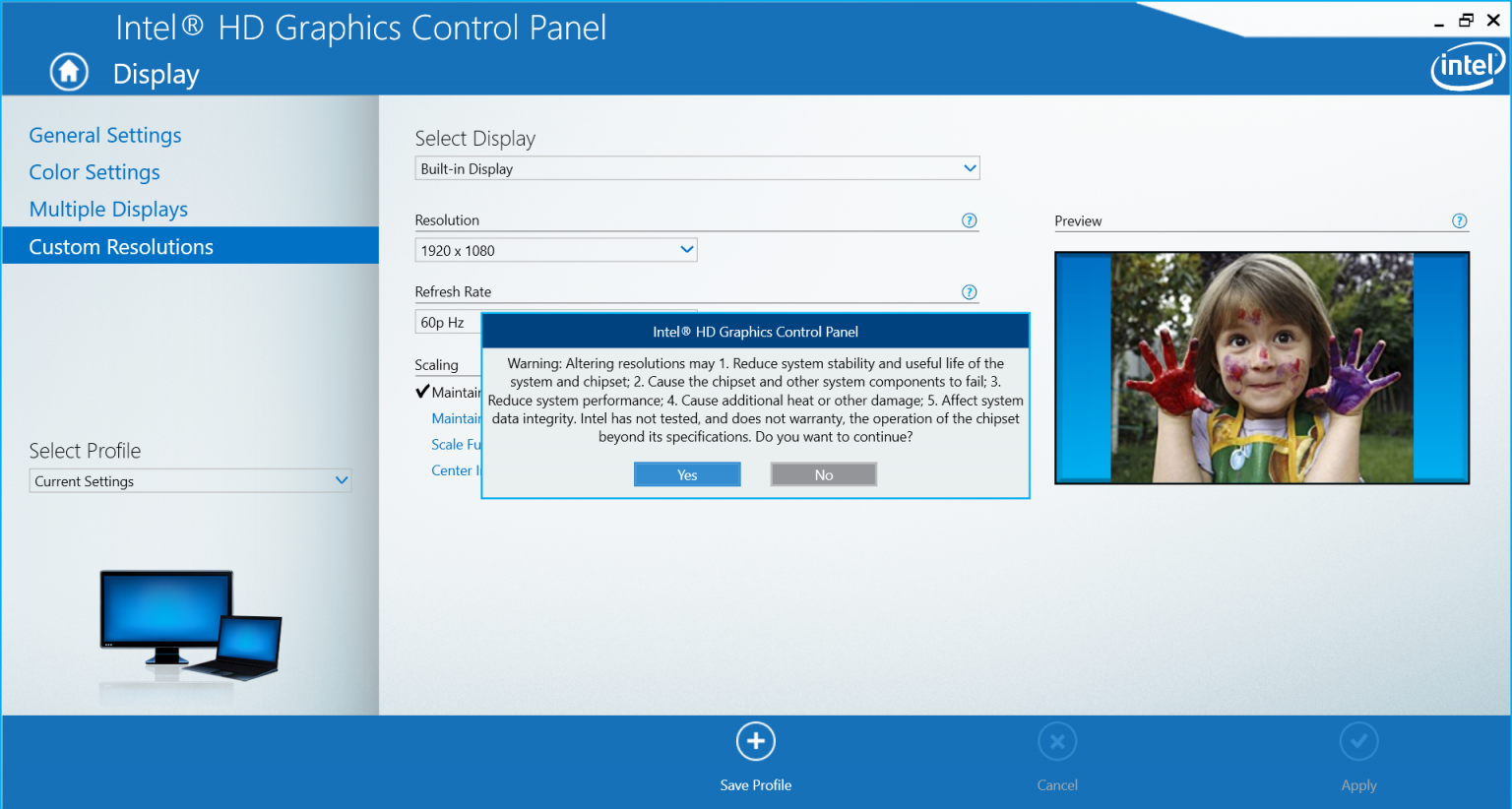 How to Set a Custom Resolution in Windows 10