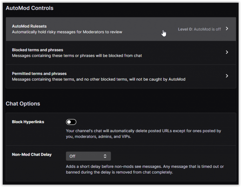 How To Blacklist and Ban Words in Twitch Chat