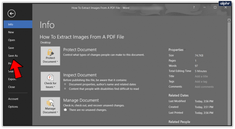 How To Create a JPG from a Word Document