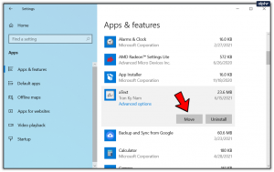 How to Change the Install Folder Location for Windows 10 Apps