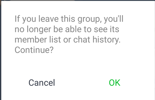 How to Leave Chat in Line