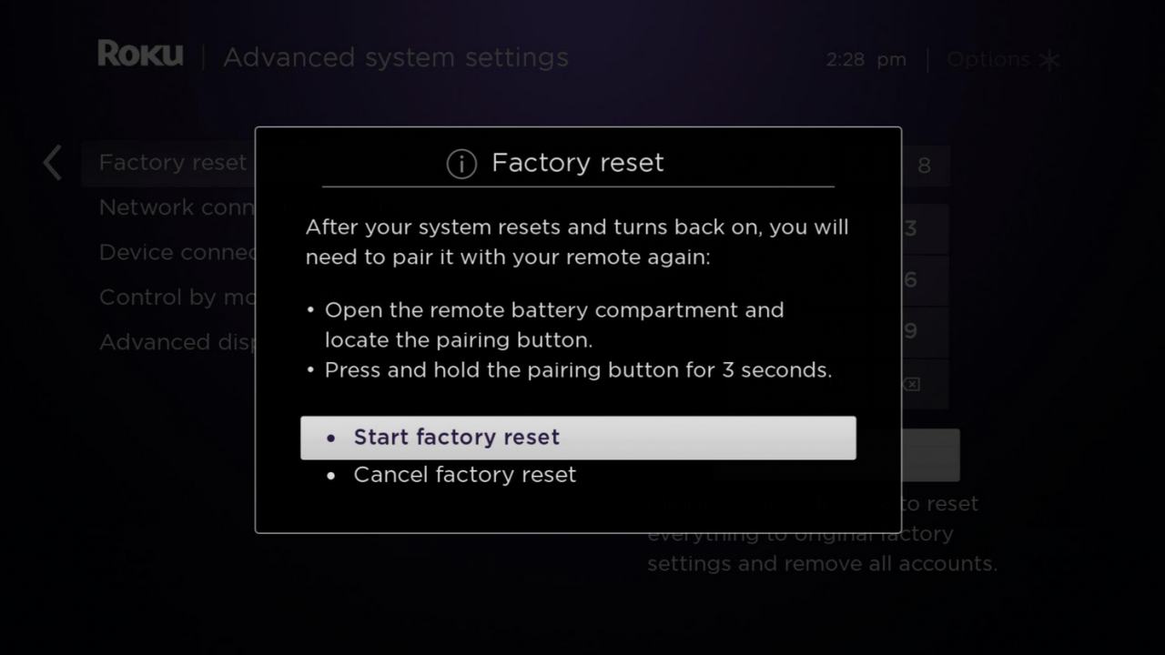 How to Factory Reset a Roku Device