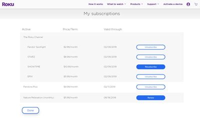 How to View All Your Roku Subscriptions