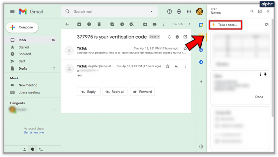 How to Send Email to Google Keep
