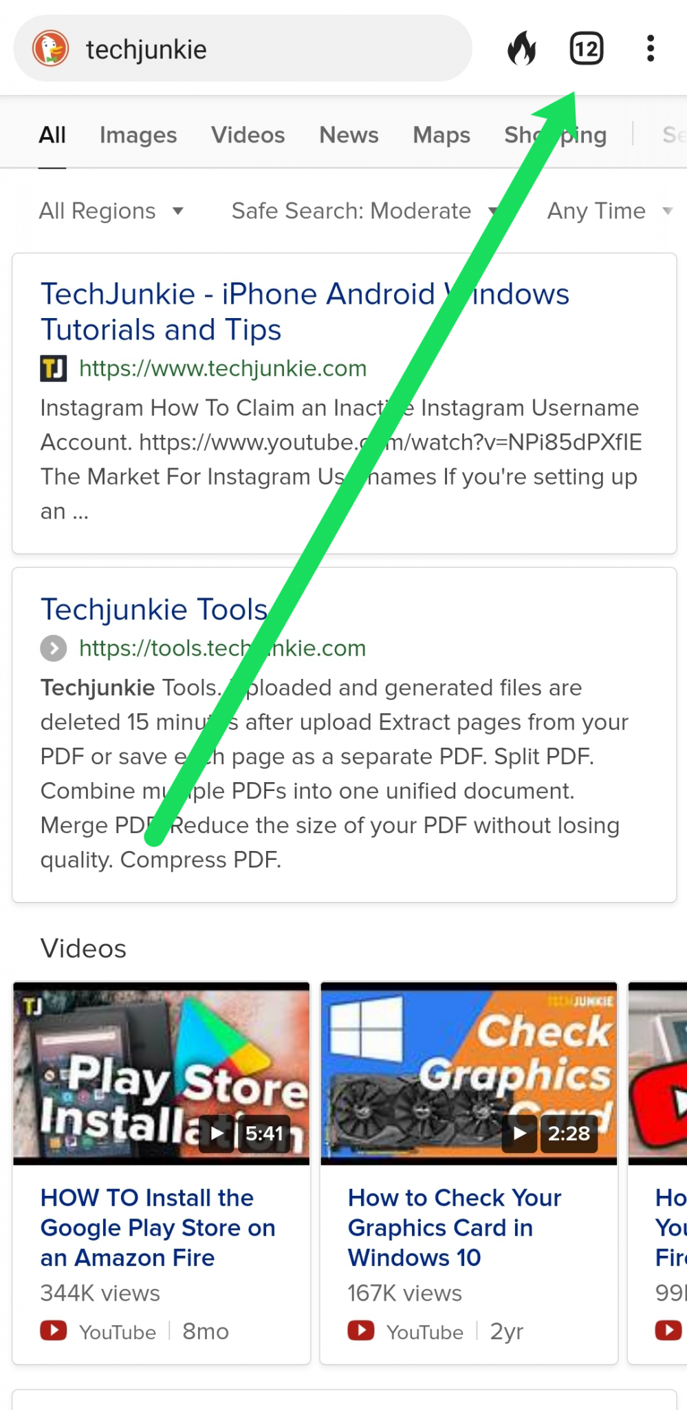 How to View Search History on DuckDuckGo