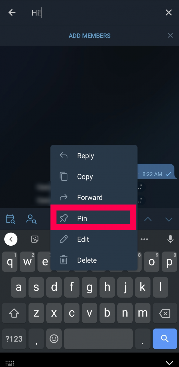 How to Get Pinned Message Back on Telegram